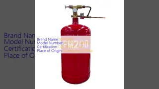 China Customizable FM200 Gas Suppression System with 5.6Mpa Storage Pressure, ≤10s Discharge Time, and 800m² Single Zone Protection for sale