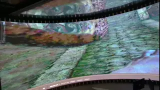 Curved LED screen 4DX thrilling movie experience