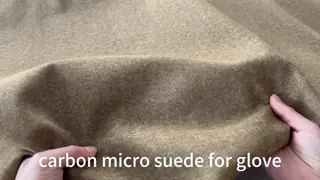 China Luxurious Rexine Leather Micro Suede - High-Performance Fabric For Gloves Dot Pattern for sale