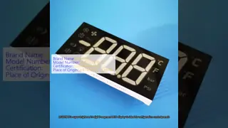 Super Bright Red Common Cathode 3 Digit 7 Segment LED Display for Refrigeration Control Panel
