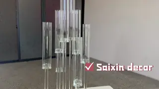 Factory Directly Cheaper 8 Arms Crystal Candlesitck for Wedding Centerpiece Table Decoration