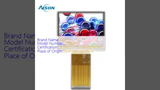 China 3.5'' 320x240 SPI TFT LCD Display 3.5 Inch TFT LCD Modules 60 Pin RGB/MCU/SPI Interface SSD2119 for sale