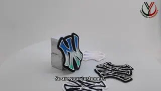 Watch: Printed 3 Colour Logo Silicone Heat Transfer Labels For Clothing Showcase