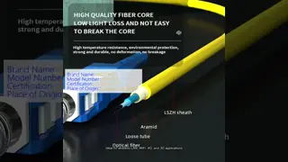 Orange Telecommunication Fiber Optic Pigtail SC APC OM1 OM2 OM3 FTTH CATV