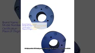 High Precision CNC Turning Parts with Blue Oxidation Surface Finish for 7-35 Days Lead Time