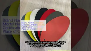 High Temperature Resistance Rubber Sheet Industrial 12mm Hypalon Roll