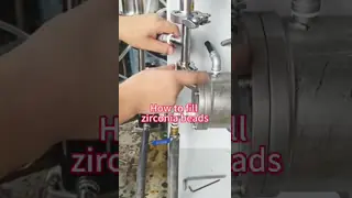View Laboratory Horizontal Pin Type Bead Mill / Sand Mill Machine 0.5L Capacity Demo