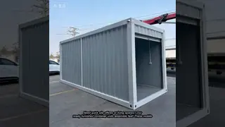 Ready-Furnished Container Living/Office Units – Quick-Assemble, Mobile Color Steel Modular Boxes for Construction Sites