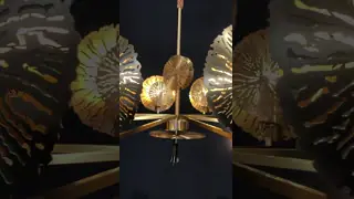 Ginkgo Leaf Chandelier Staircase Light