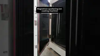 Demonstration of magnetron sputtering ion coating machine