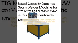 Electric Seam Welder Single Phase Piano Clamp