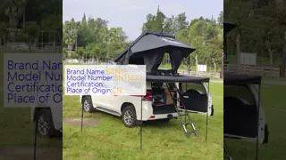 China Outdoor Storage 2-3 Person Hard Shell Roof Top Tent with 420D Oxford Fabric and X Hinge Design for sale
