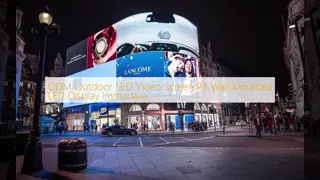 China P3 Outdoor LED Video Wall Display - 3000cd/m² Brightness, 3840Hz Refresh Rate, Wall Mounted Installation for sale