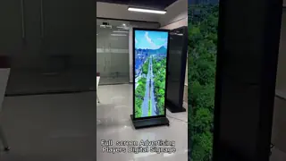 China Portable Foldable LED Display Board 650mm Indoor Video Wall for Posters and Banners for sale