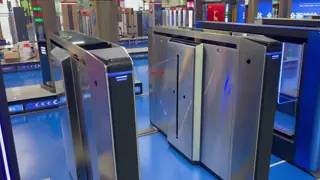 ?IM.XY02 Flap Barrier Turnstile: High-Performance Access Control for High-Traffic Areas!?