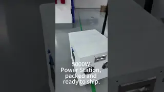 3500W AC LiFePO4 Battery Portable Power Station 6000 Cycle Life For Solar Energy Storage