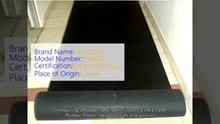 China Aging Resistance Weather and Ozone Resistant EPDM Rubber Sheet Roll for Industrial Seals and Gaskets for sale