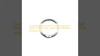 1.2 Inch Loose Leaf Binder Rings Craft Album