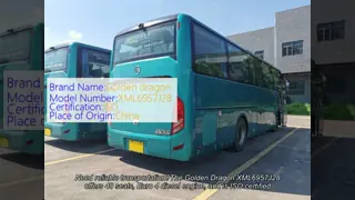 Golden Dragon Second Hand Tourist Bus 40 Seats For Transportation Needs
