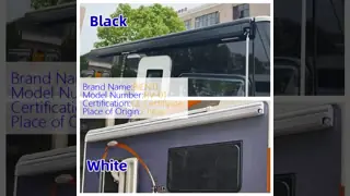 China Side Mounted RV Awning Sun Shade 420G PVC Four Season Rv Shade Canopy for sale
