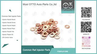 China F00RJ01086 Copper Washers Shims F 00R J01 086 for Diesel Injector Gasket for sale