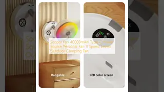China Socool Fan 40000mAh Type-C Power Source Personal Fan 9 Speed Levels Outdoor Camping Fan for sale