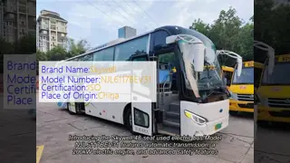 Skywell 48 Seats Used Electric Bus With Automatic Transmission