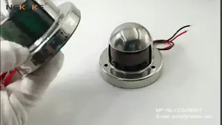 China 12V Marine Navigation Lights 5W LED S.S.304 Stainless Steel Red Green Yacht Safety Lights 57×38mm for sale