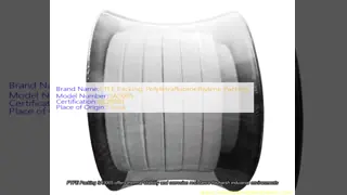 Thermal Stability PTFE Packing Corrosion Resistant with Good Resilience Ensuring Performance in Harsh Industrial Environments