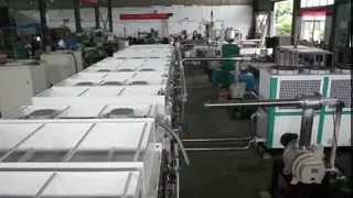 Vacuum magnetron sputtering coating production line