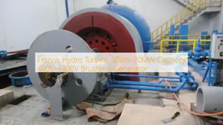 Francis Hydro Turbine 50kW 20MW Power