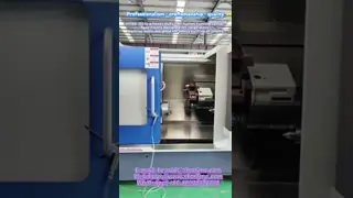 HT08D-350 CNC turning center #machine #cnc #cncsoftware #cncmill #aluminum