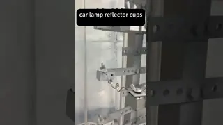 Vacuum coating of car lamp reflector cups