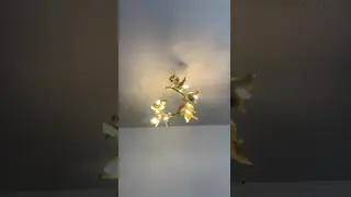 Luxury Maple Leaf Chandelier Large High Ceiling