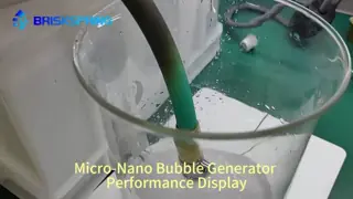 China Micro Nano Bubble Generator with 100 Billion Bubbles per Liter 0.001-0.1 mm Bubble Diameter for 20% Water Saving in Showers for sale