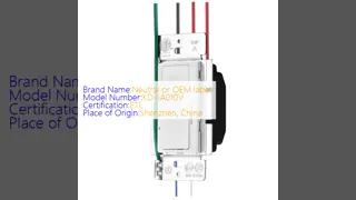 China ETL Certified 0-10V Dimmer Switch - 600W Incandescent / 150W LED Load Capacity - 110V-277V Input Voltage for sale