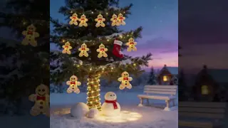 LED Snowman String Lights