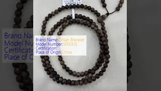 China Handcrafted Aromatic Agarwood Bracelet with Natural Fragrance and Adjustable Size for Daily Wear for sale