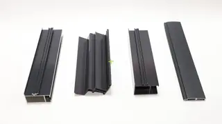 powder coated aluminum window profiles