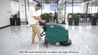 China Battery‑Powered Walk Behind Floor Scrubber 13.2Gal 560mm Cleaning Width 2000㎡/h Efficiency for sale
