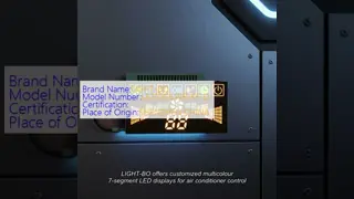 Customized multicolour 7 Segment LED Display for air conditioner control