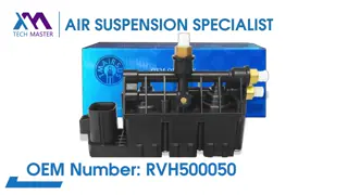Tech Master TMAIRSUS Air Suspension Valve Block for Range rover L320 and Sport LR3 LR4 RVH500050