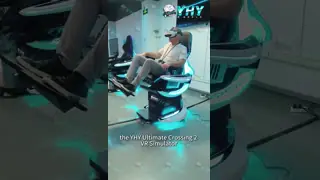 YHY VR Crossing Cinema 9D Immersive VR Roller Coaster Experience Vr Chair With 360-Degree Rotating