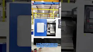 XT05 High-precision CNC  slant-bed tool turret lathe#machine #cncsoftwar