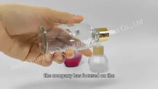 China Glass bottle of essential oil featuring rose gold cap ideal for packaging natural fragrances therapeutic oils and cosmetic blends in containers for sale