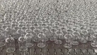 200ml Clear Molded Glass Vial Type I II III Rubber Stoppered Reagent Bottles