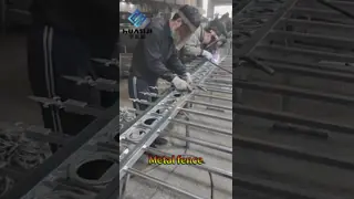 Tubular Fence Pool Cast Iron Fence Decorations Flat Top Fencing Panel Picket Garrison Fence Wrought