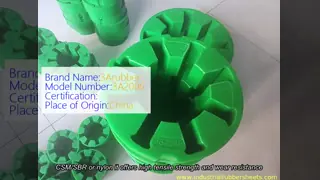 Chemical Resistant PU Spider Pu Element Green