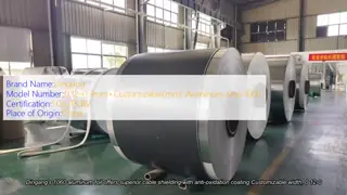 Aluminum Alloy 1060 Aluminum Foil Cable Shielding Material (0.12–0.3 mm | Custom Width | Anti-Oxidation Coating)