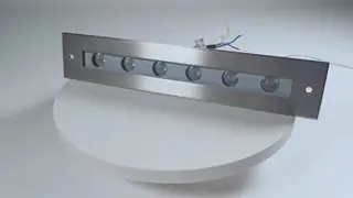 China IP67 Waterproof Linear Inground Light SS Cover Warm White 12W DMX512 Stainless Steel Front Cover for sale